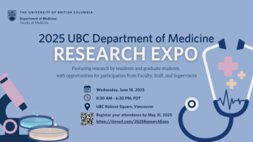 2025 UBC Department of Medicine Research Expo - UBCevents